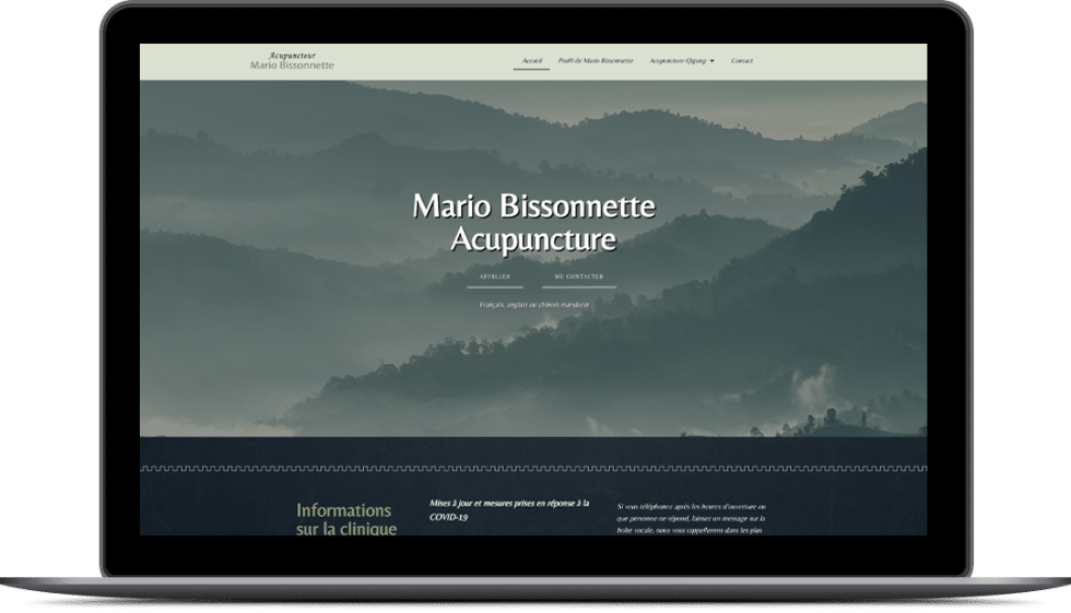 Acupuncture Mario Bissonnette - Agenda Familial